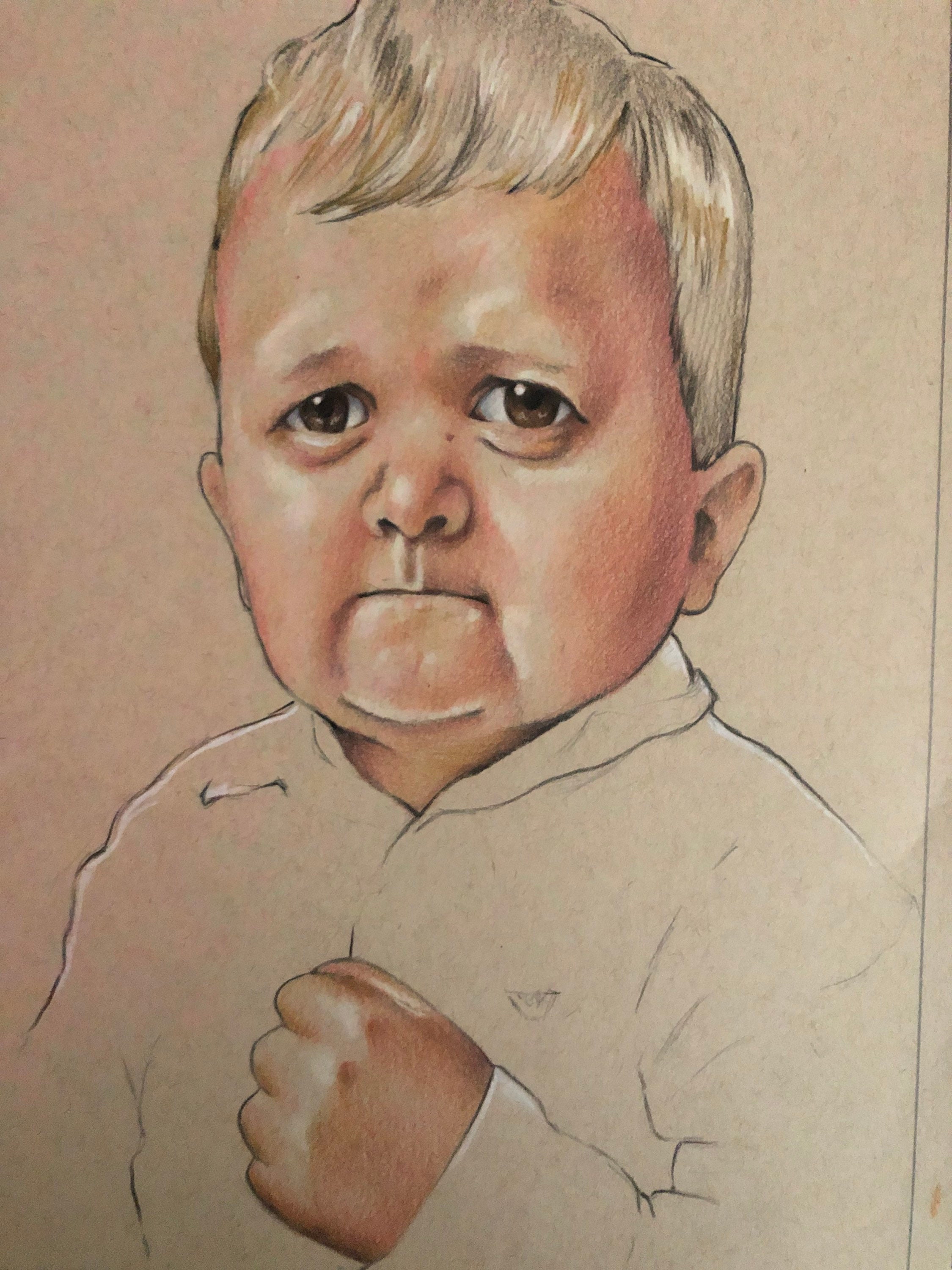 Hasbulla Magomedov Original Pencil / Pastel Drawing .fan-art A4. - Etsy