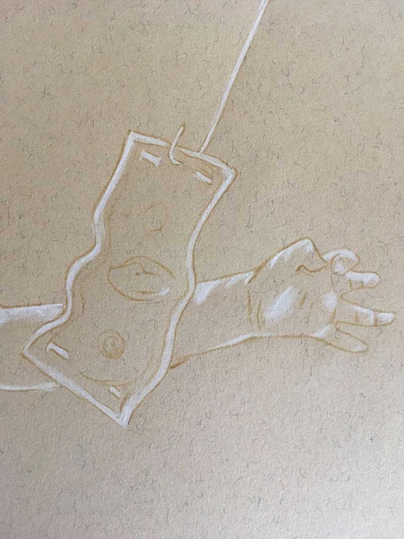 Nirvana Original Drawing. Album Fan-art . Nevermind - Etsy