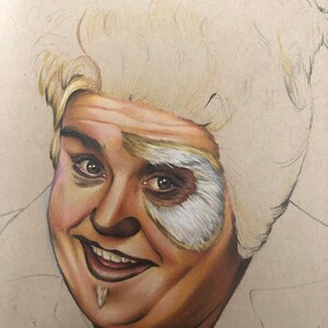 John Candy Barf Original Pencil Drawing .fan-art A4 . Spaceballs - Etsy