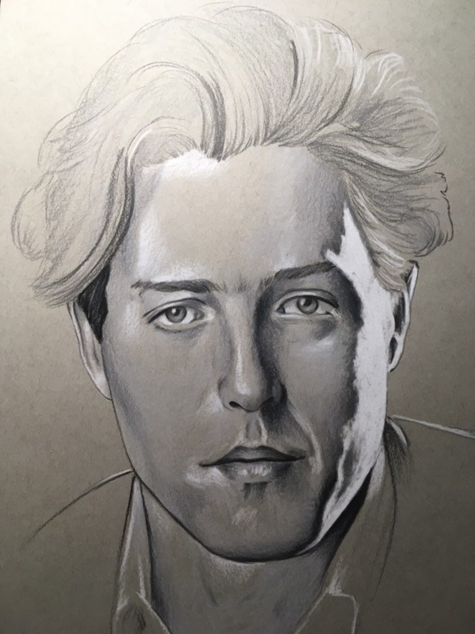Hugh Grant Original Pencil Drawing .A4 Fan-art. - Etsy
