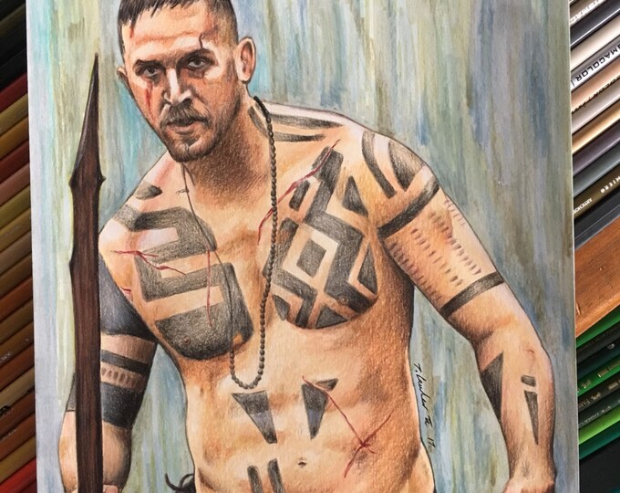 Tom Hardy Taboo Original Pencil Drawing Fan-art A4. James Delaney - Etsy