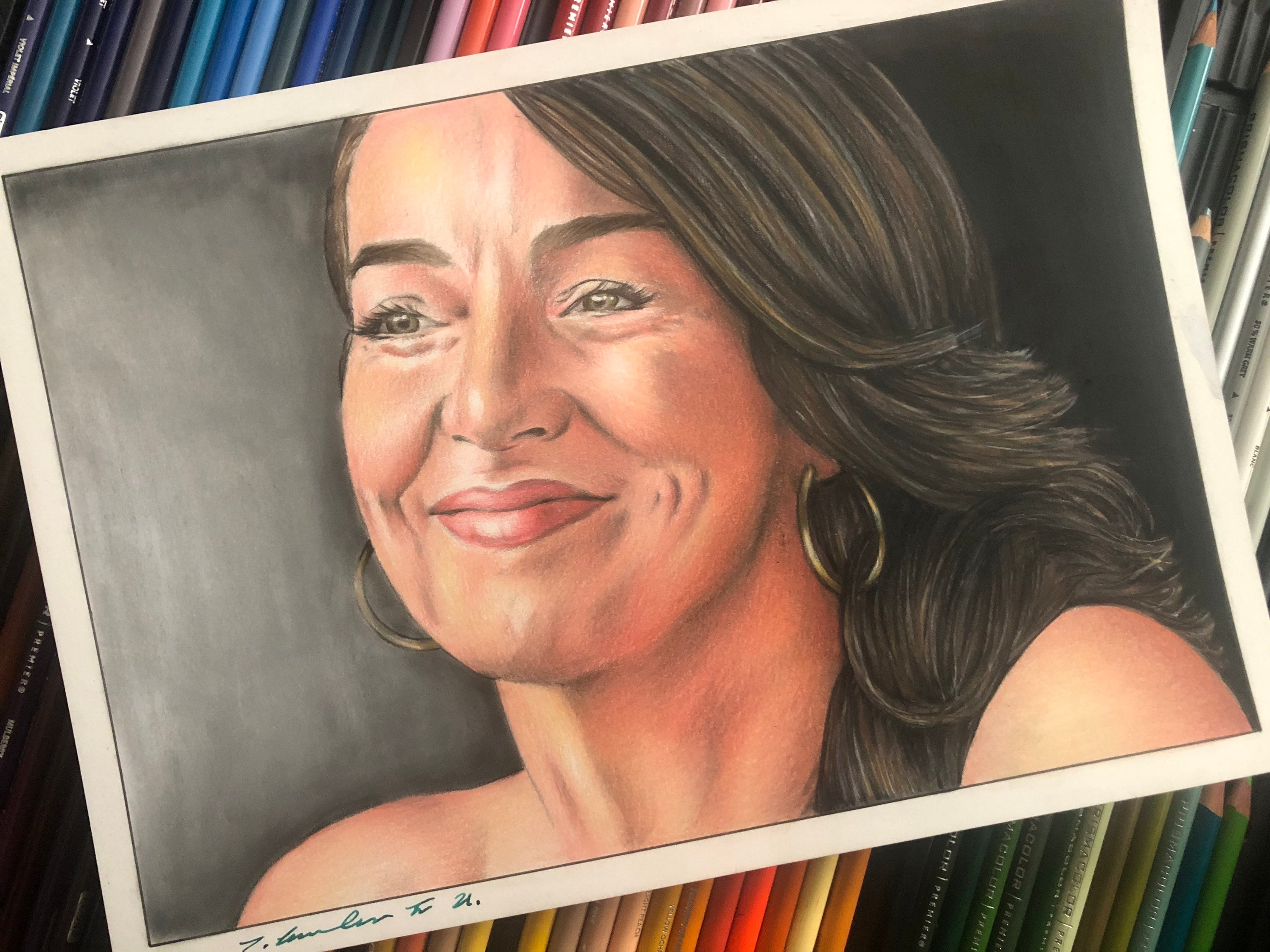 Losing Alice Original Drawing . Fan-art . A4 Ayelet Zurer | Etsy