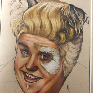 John Candy Barf Original Pencil Drawing .fan-art A4 . Spaceballs - Etsy