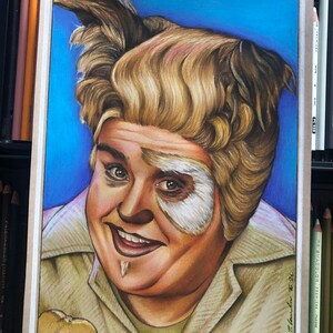 John Candy Barf Original Pencil Drawing .fan-art A4 . Spaceballs - Etsy