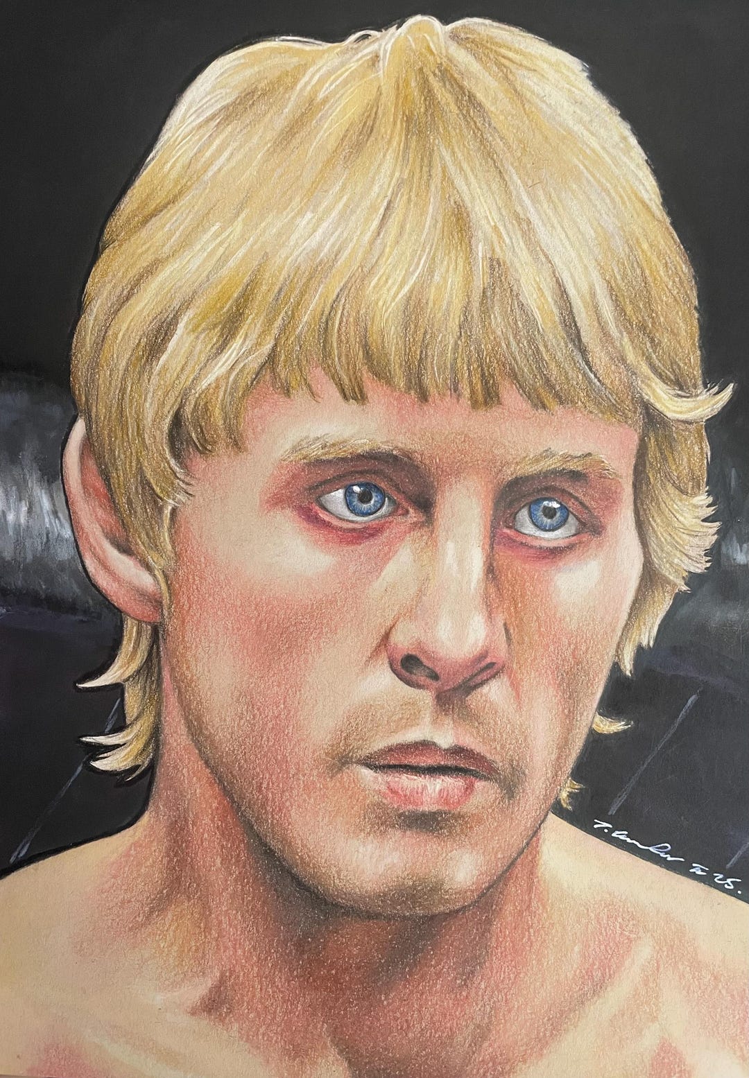 Paddy the Baddy Pimblett Fan-art Original Pencil Drawing .uk A4 Size ...