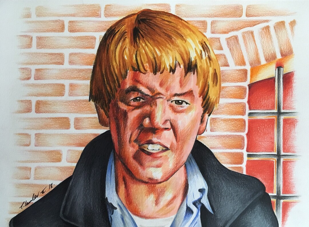 Scum Ray Winstone Original Drawing . Fan-art A4. Carlin - Etsy Singapore