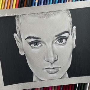 Sinead O’connor Original Pencil Drawing Fan-art A4. - Etsy Australia