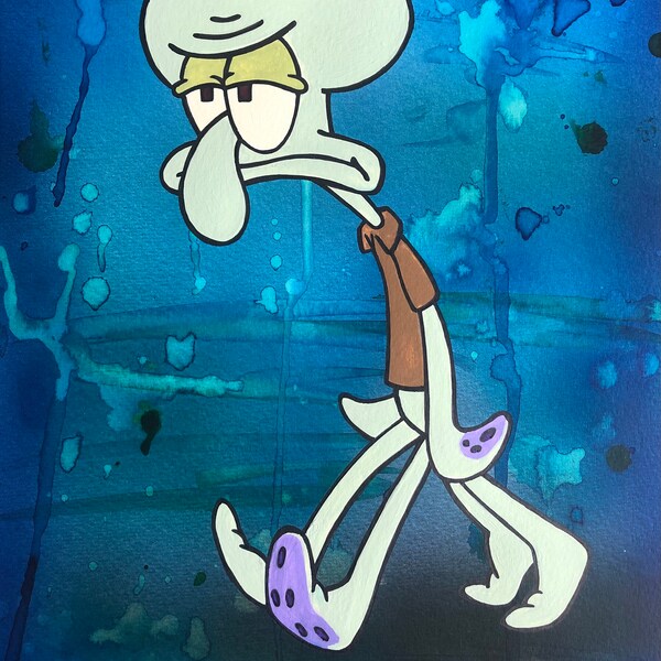Spongebob Original Art - Etsy