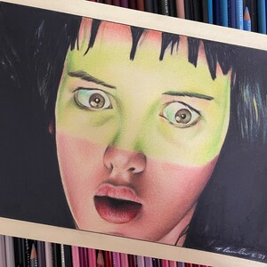 Lydia Deetz Original Pencil Drawing Fan-art A4. Beetlejuice Winona ...