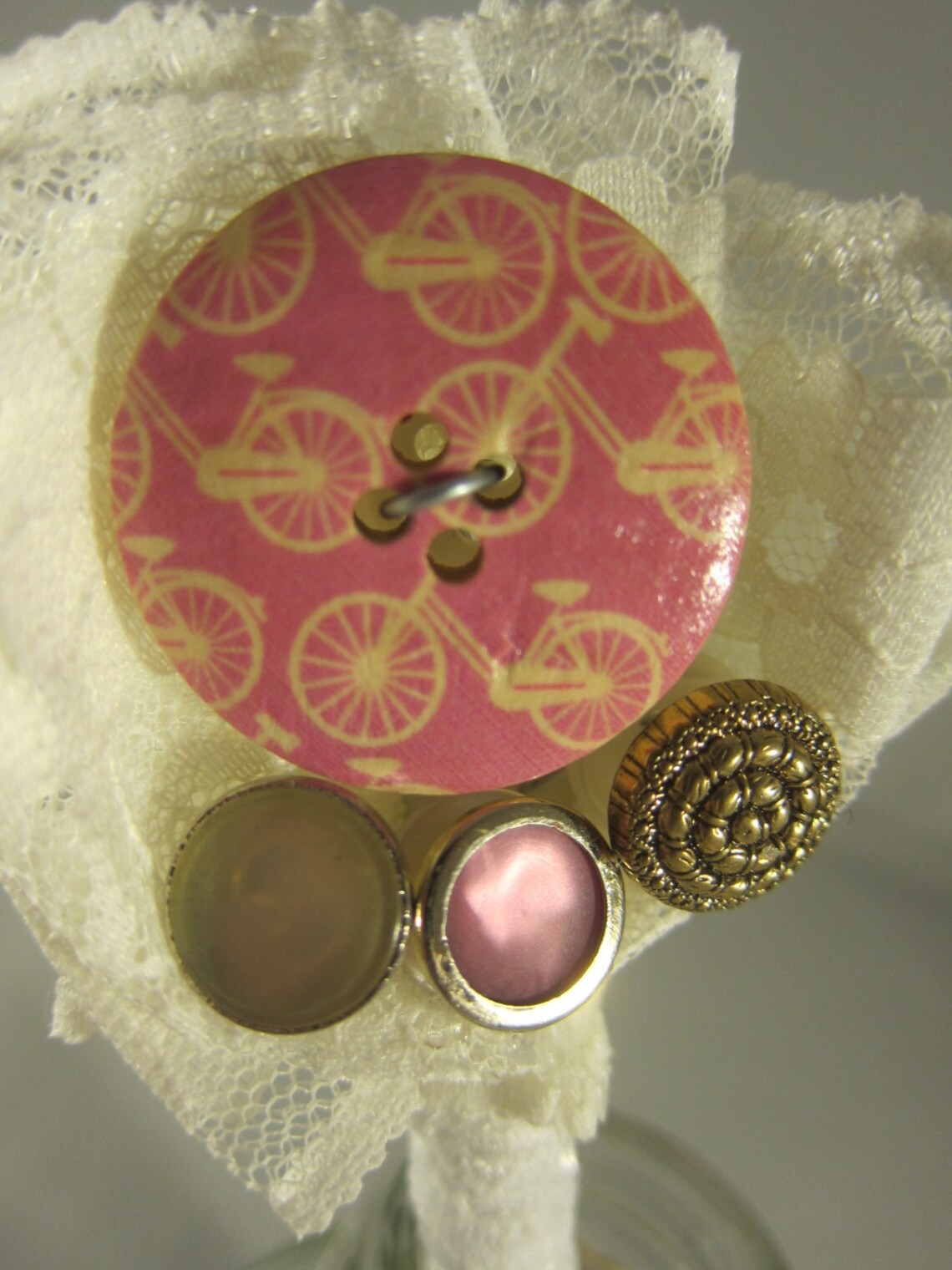 Vintage Buttonhole, Unique Buttonhole, Wedding Buttonhole, Button ...