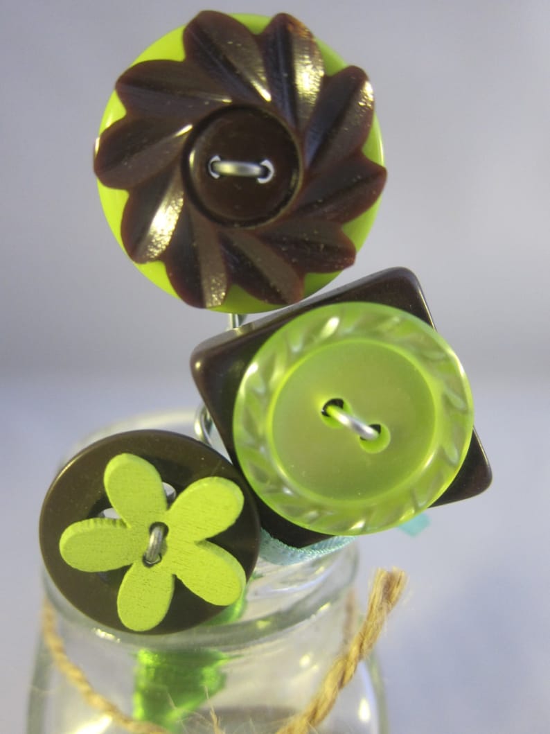 Unique Buttonhole - Lime Green Buttonhole - Unique Wedding Buttonhole ...