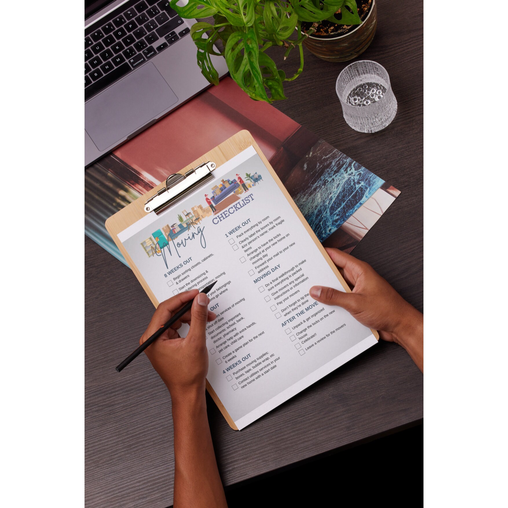 8 Week Countdown Moving Checklist • Home Moving Schedule Download ...