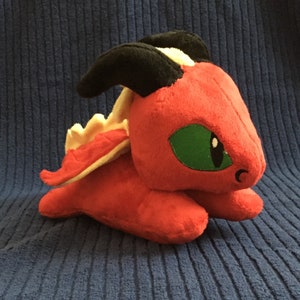 Cute Red Dragon Plushie | Kawaii Plush Stuffed Animal for Decor and ...