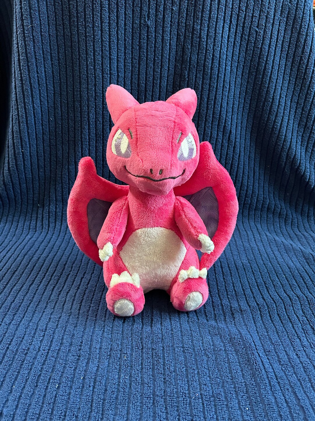 Pink Dragon Plushie | Mythical Creature Stuffed Animal Plush - Etsy