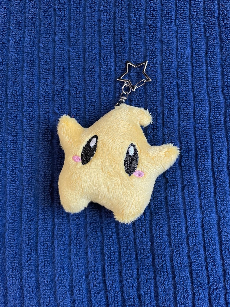 Cute Star Keychain Plushie | Kawaii Celestial Plush Accessory and Gift ...