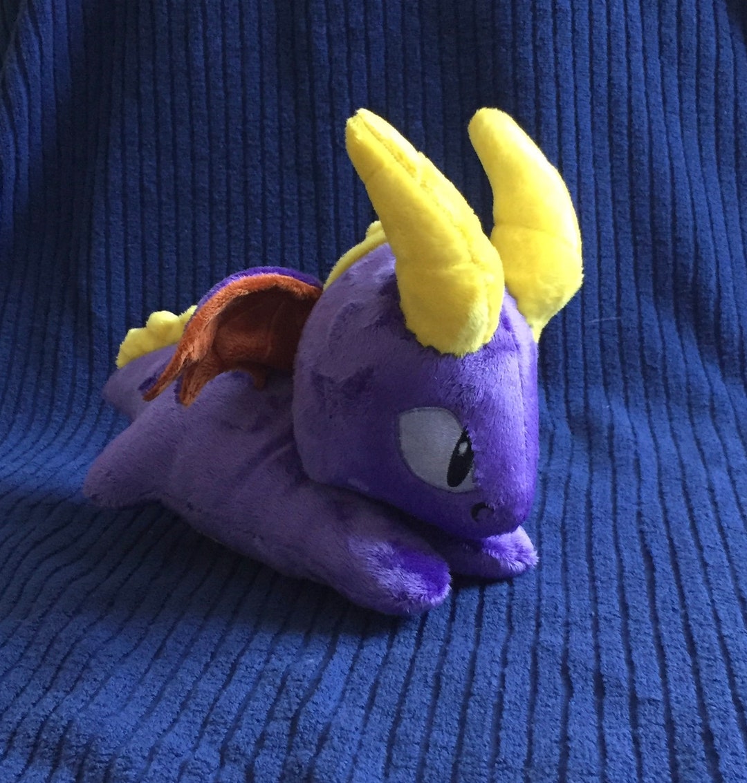 Cute Purple Dragon Plushie | Plush Weighted Stuffed Animal - Etsy