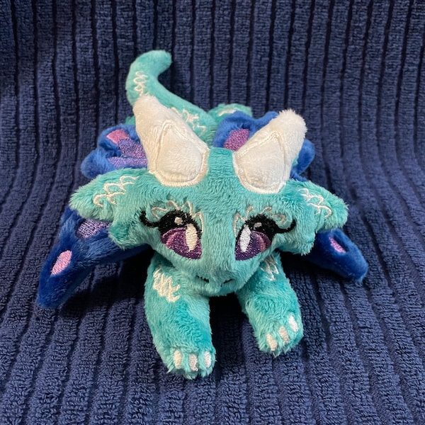Water Dragon Plush - Etsy