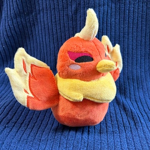 Phoenix Plushie | Fire Bird Toy Gift for Animal and Mythical Creature ...