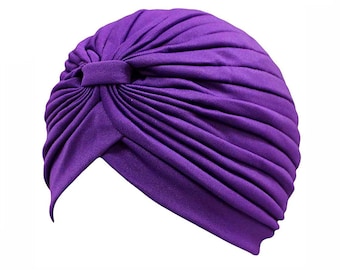 Purple turban | Etsy
