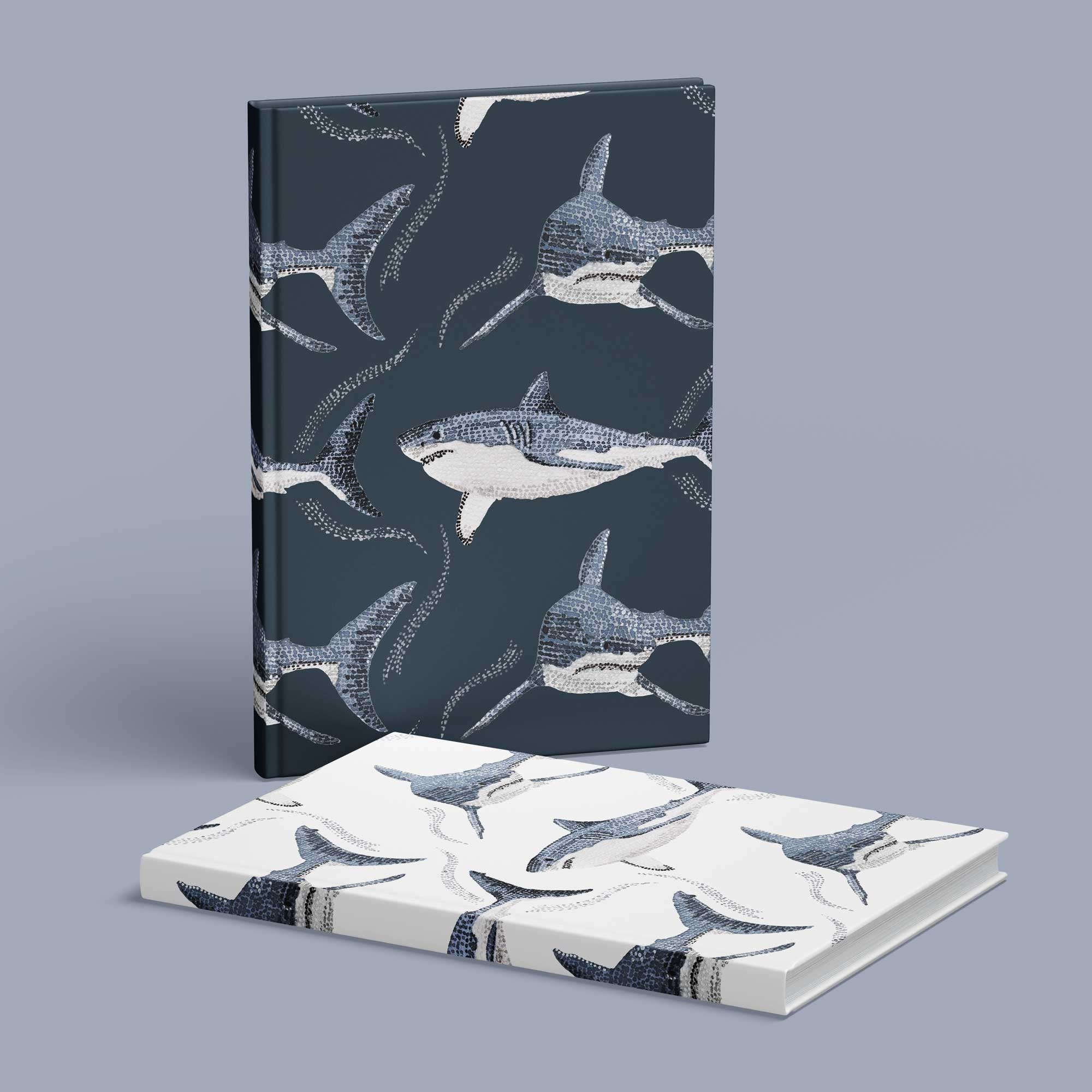 Great White Shark Journal Personalised Lined 5x7 Plain or | Etsy