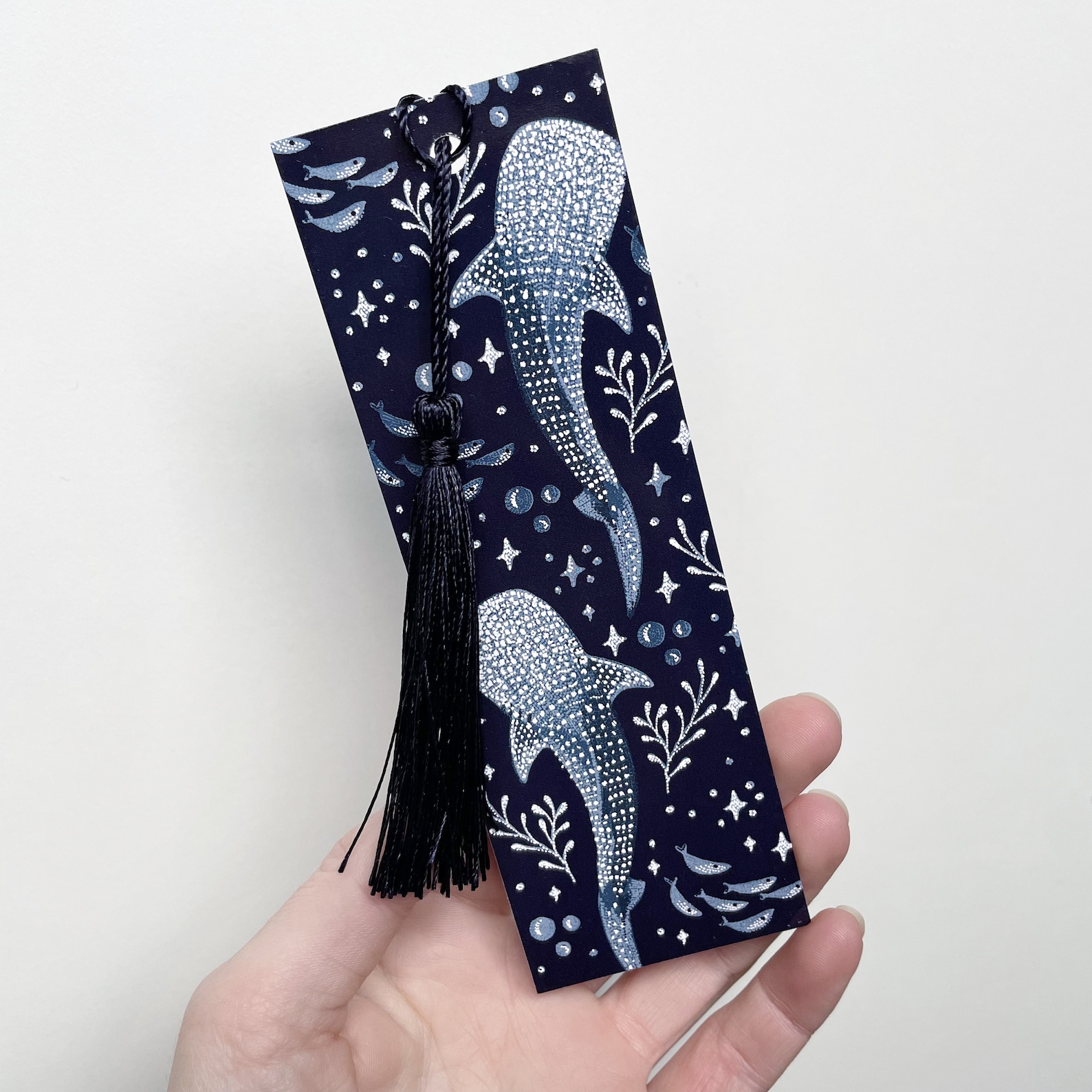 Whale Shark Bookmark Marine Life Stationery, Bookworm Gift, With or ...