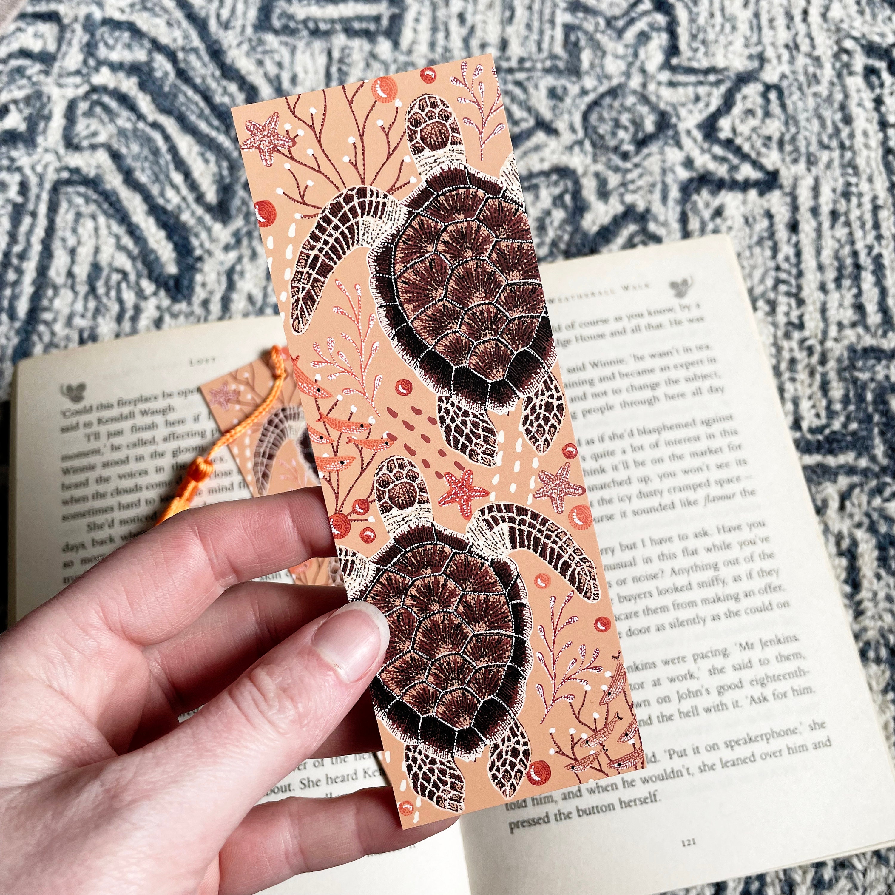 Sea Turtle Bookmark, Sealife, Bookworm Gift, Turtle Gift, With or ...