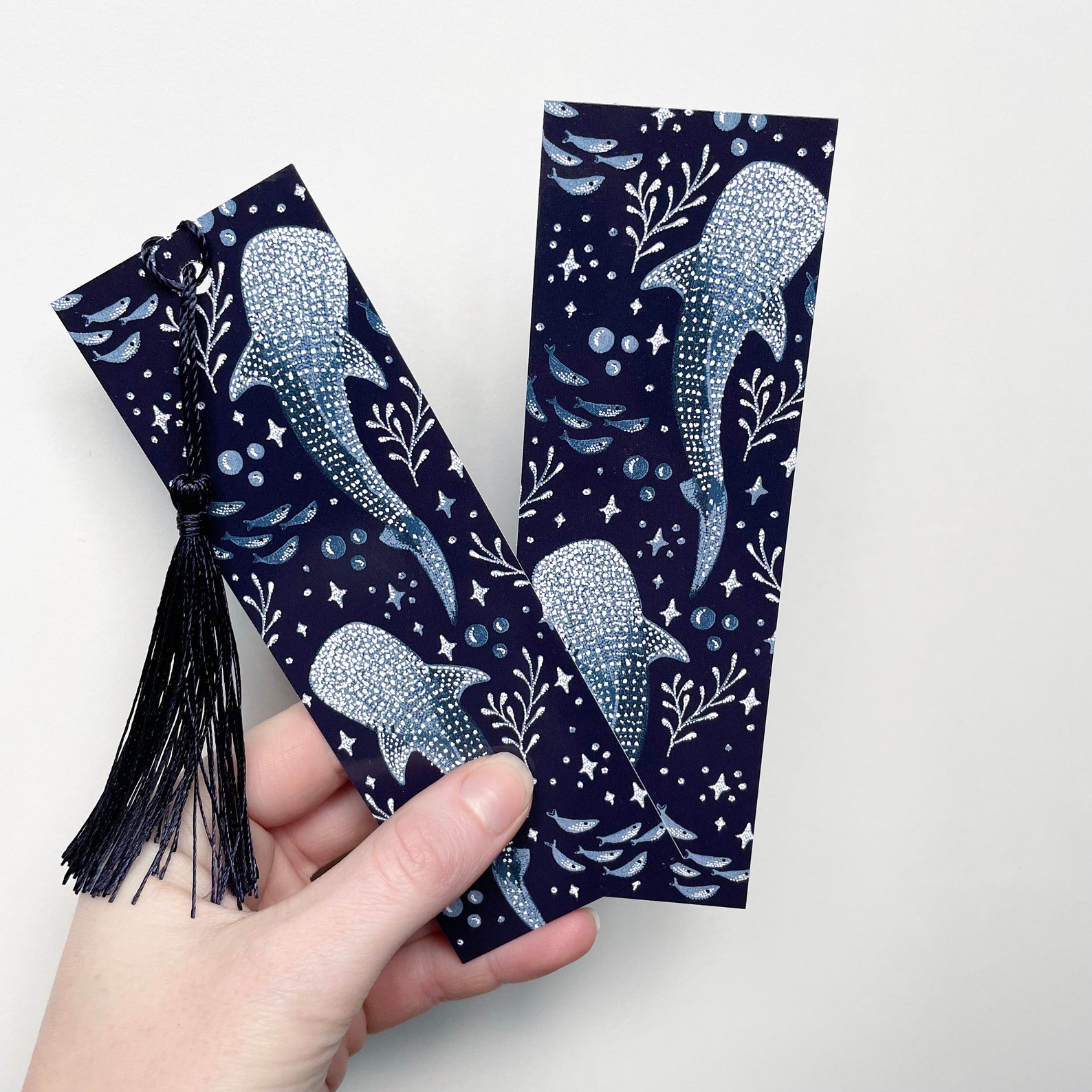 Whale Shark Bookmark Marine Life Stationery, Bookworm Gift, With or ...