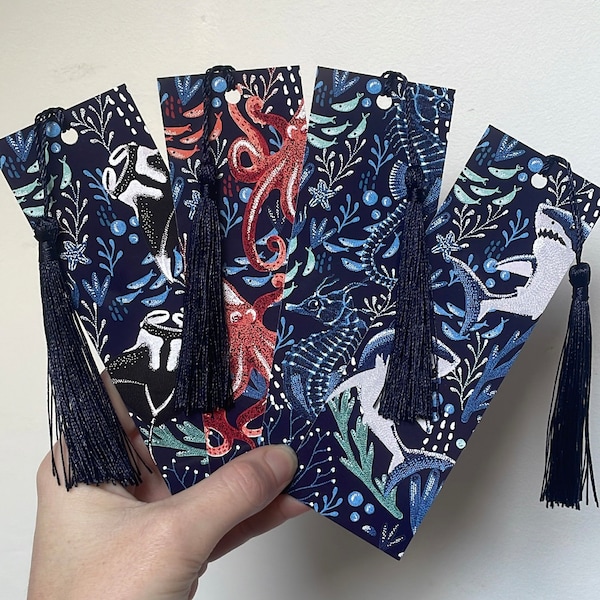 Octopus Bookmark - Etsy