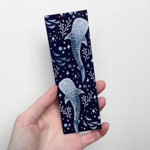 Whale Shark Bookmark Marine Life Stationery, Bookworm Gift, With or ...