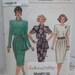 9342 Vogue 80's Dress Pattern Size 12-16 - Etsy