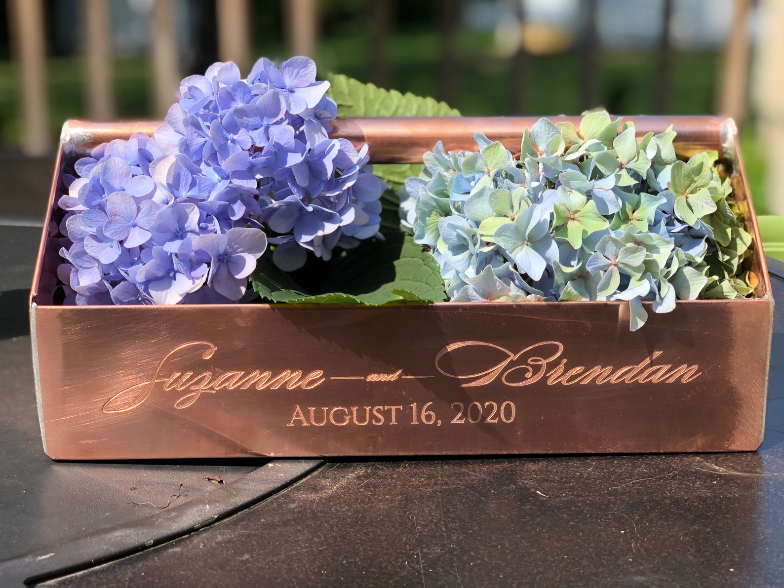 Custom Engraved Copper Tool Tray, Plant Tray, Centerpiece - Etsy