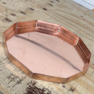 Copper Tray Decagon - Etsy