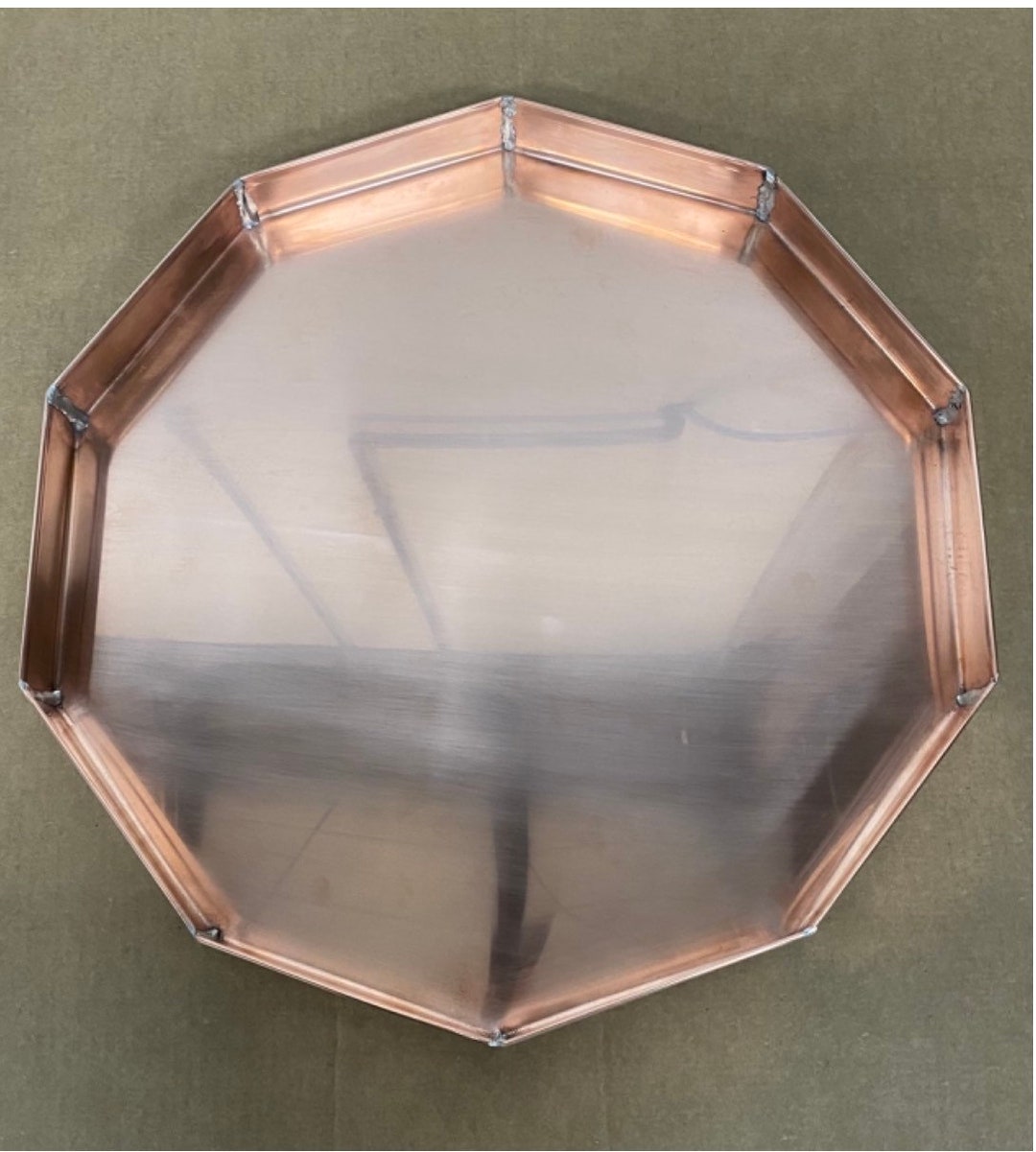 Copper Tray Decagon - Etsy