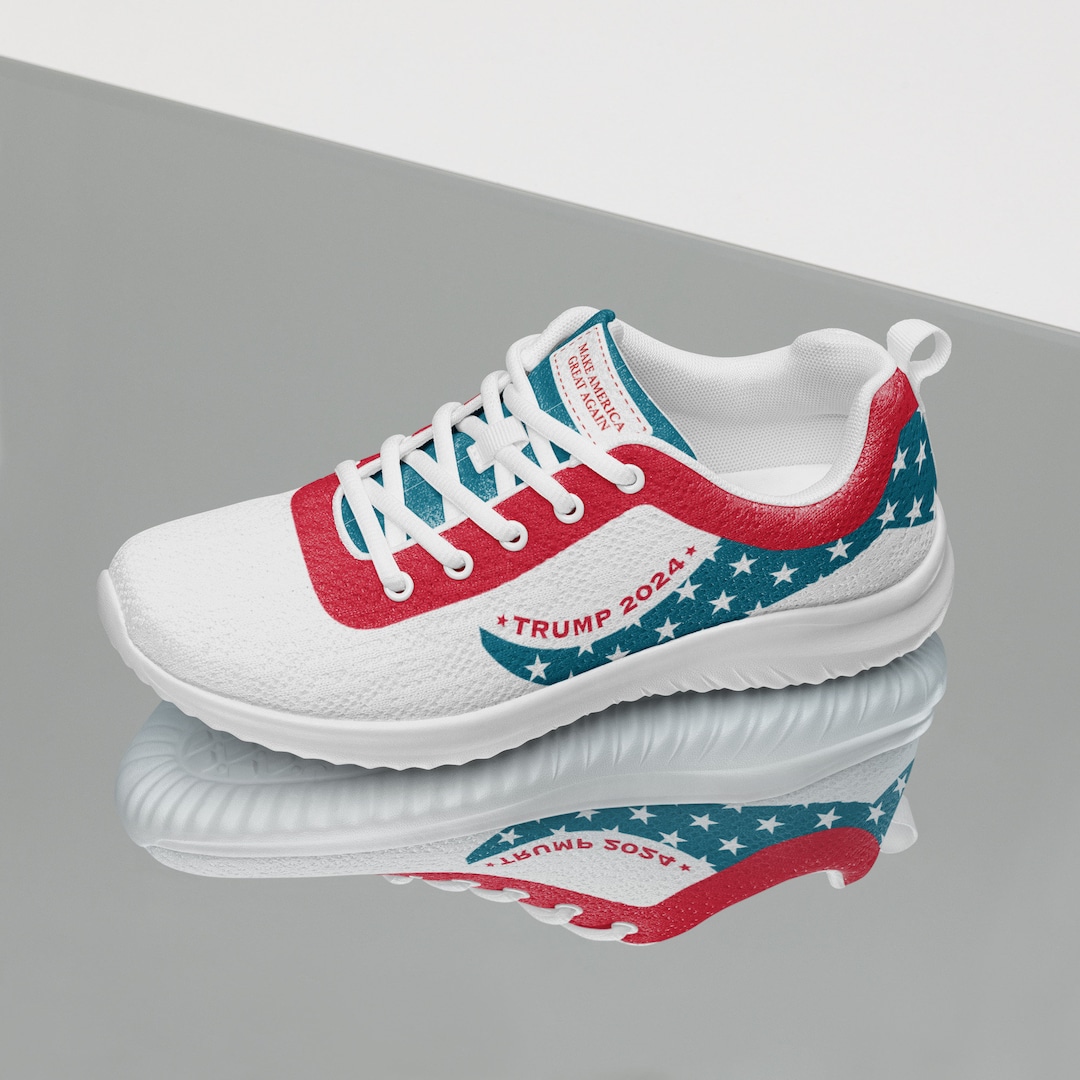 Trump 2024 MAGA Athletic Shoes: Lightweight Comfort - Etsy