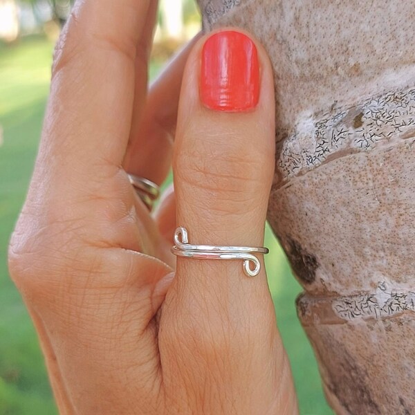 Silver Thumb Ring - Etsy