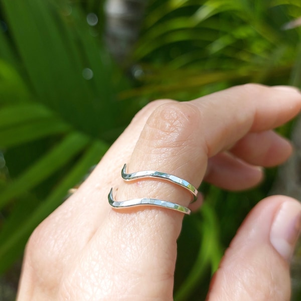 Real Double Finger Rings - Etsy
