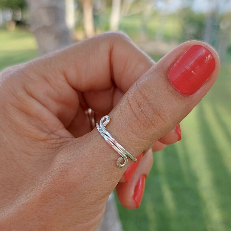 Silver Thumb Ring - Etsy