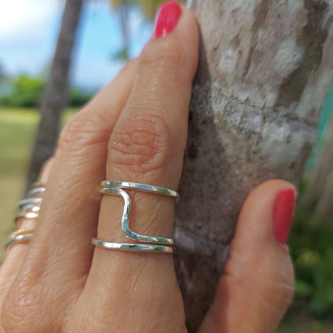 Silver Jewelry, Sterling Silver Ring for Women, Index Finger Ring ...