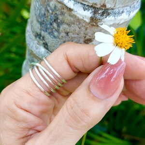 Sterling Silver Ring Hammered Ring Entangled Ring Thick Wire - Etsy
