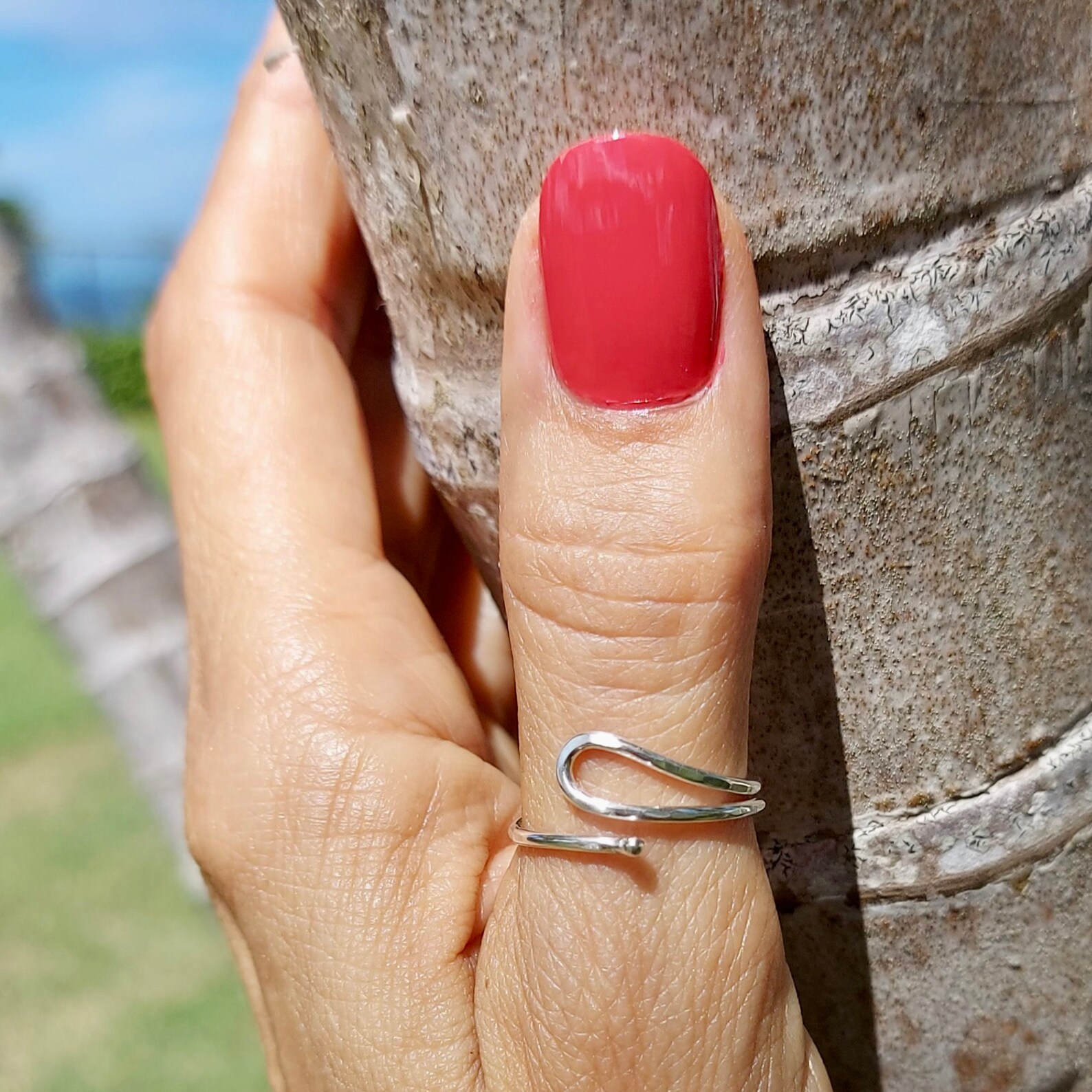 Sterling Silver Thumb Ring Index Ring Adjustable Women Ring - Etsy