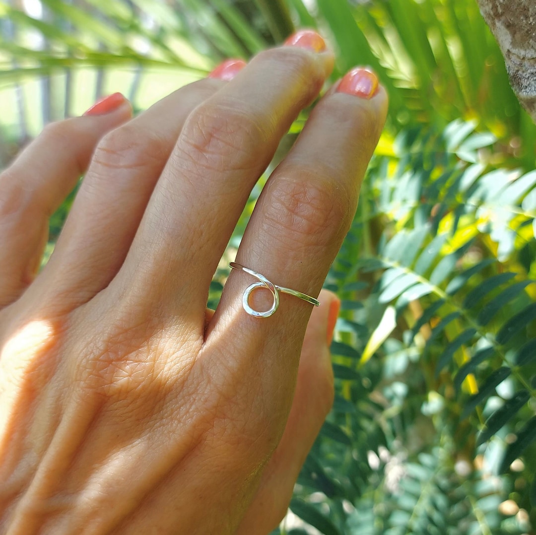 Sterling Silver Index Finger Ring//dainty Silver Ring for Women ...
