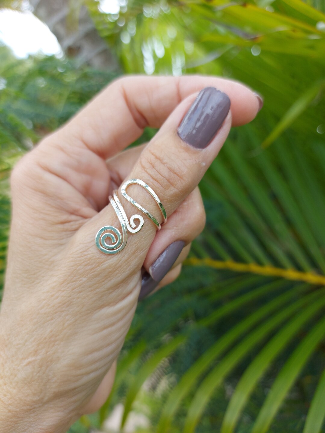 Adjustable Thumb Ring for Women//thick Wire Women Ring for Thumb or ...