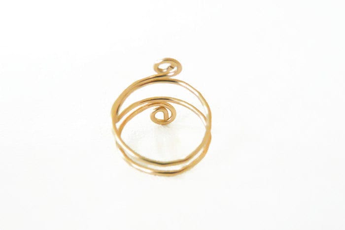 Gold Thumb Ring Adjustable Gold Filled Ring Index Finger | Etsy