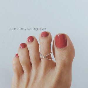 Toe Ring, Sterling Silver, Adjustable, Easy to Wear Toe Ring for Women ...