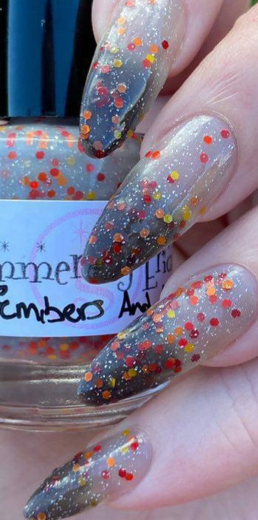 Embers and Ash Artisan Nail Polish - Etsy