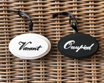 Bathroom Occupied Sign | Etsy