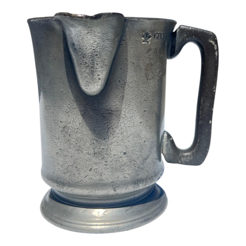 Antique Tankard Pewter - Etsy