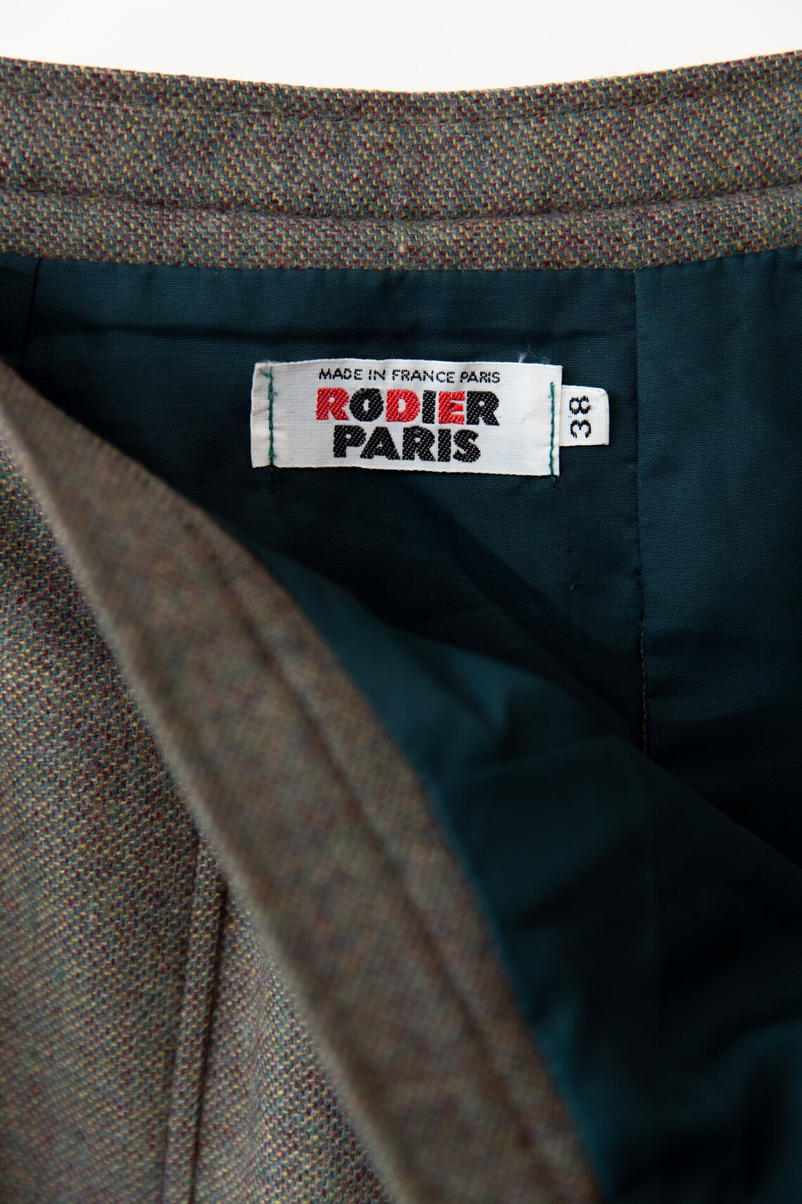 Rodier Paris Vintage Pencil Skirt - Etsy