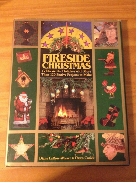CHRISTMAS CRAFT BOOK / Vintage Craft Book / Fireside Christmas | Etsy