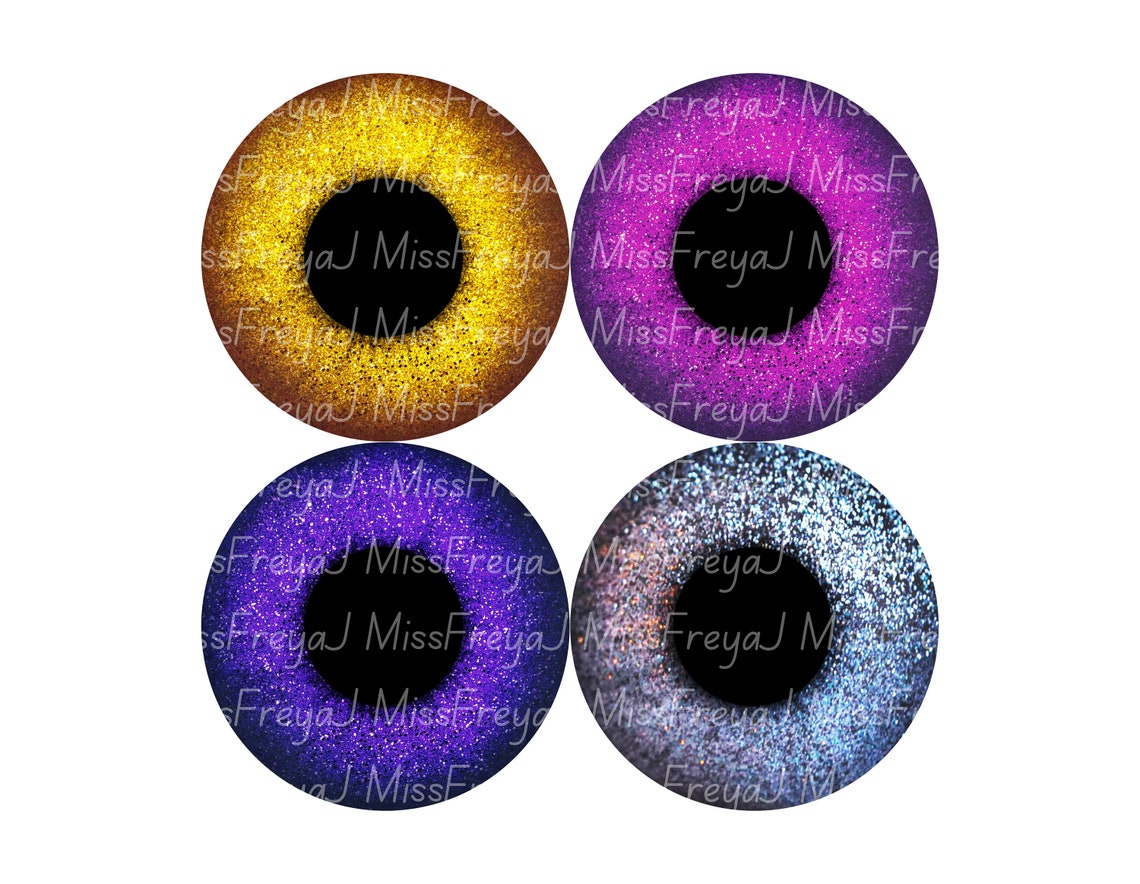 Printable Eyechip Designs 14mm Realistic Eyes for Neo Blythe - Etsy